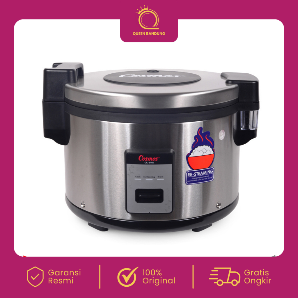 Jual Cosmos Big Rice Cooker Non Stick CRJ-5908 Magic Com Jumbo Penanak ...