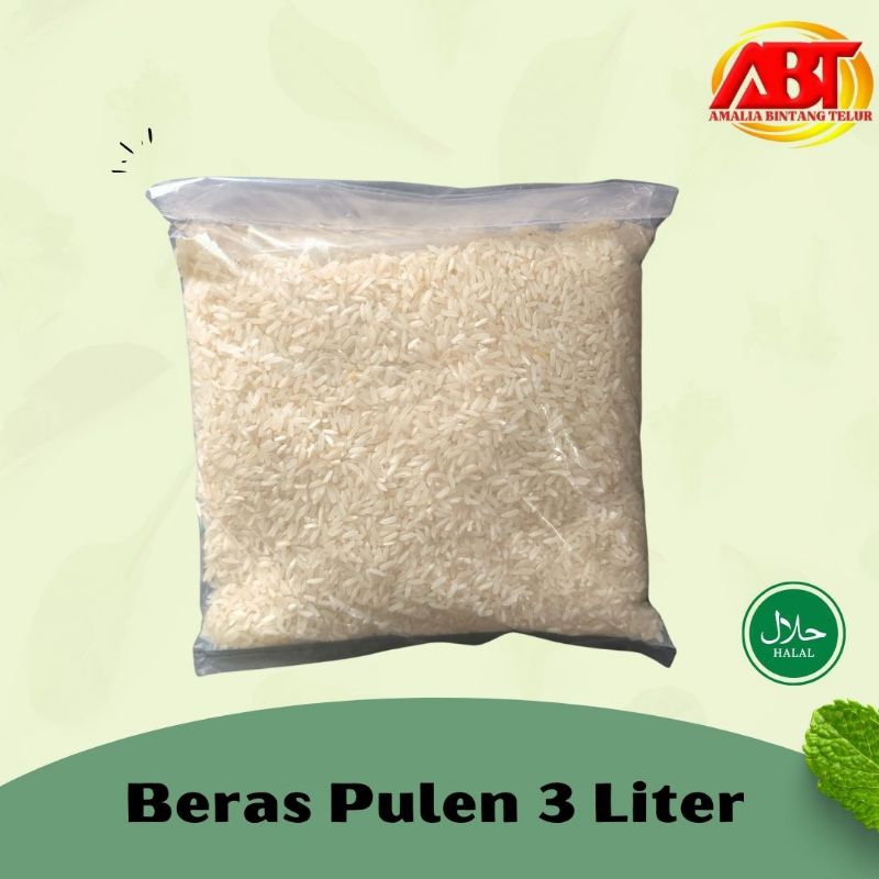 Jual ABT - 3 Liter Beras Slyp Super Pulen Repack Enak,Bersih dan Putih ...