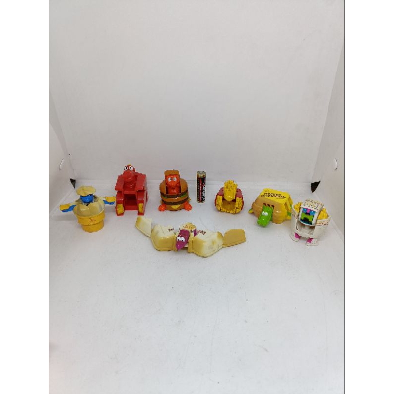 Jual FIGUR MCD MCDONALD'S HAPPY MEAL TOYS - FOOD DINO ROBOT TRANSFORM ...