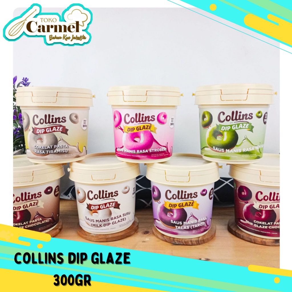 Jual Collins Dip Glaze 300 gr - Topping Dipping Glaze Aneka Rasa ...