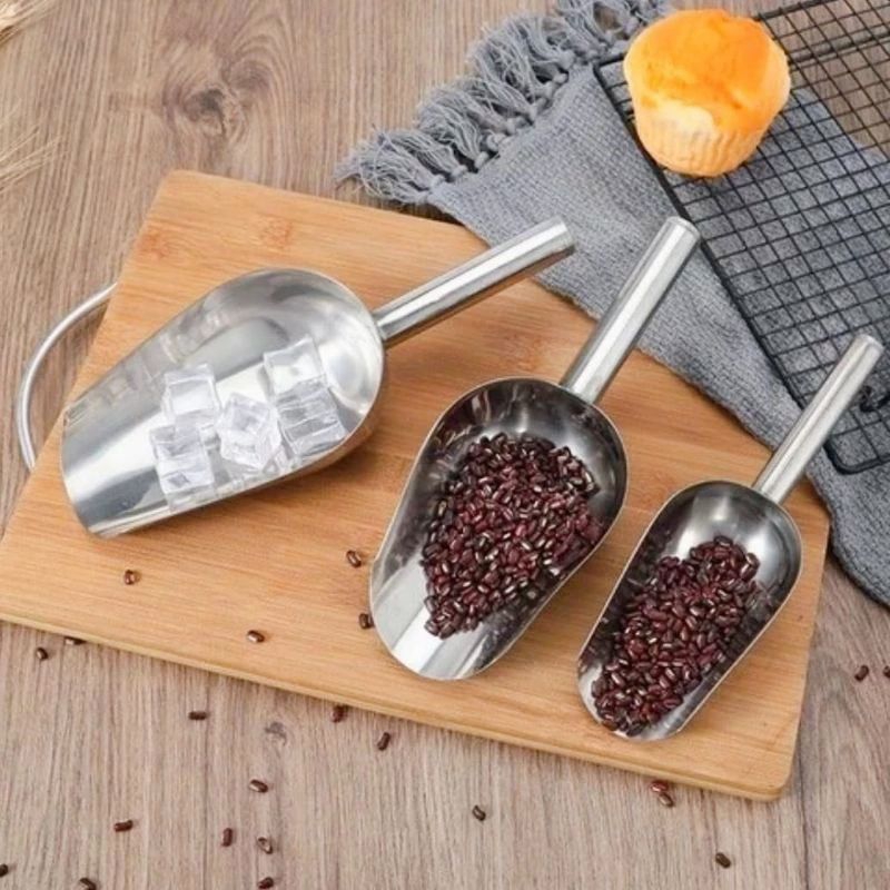 Jual Sekop Es Batu Bahan Stainless/ Sekop Kacang/ Sekop Kopi | Shopee ...