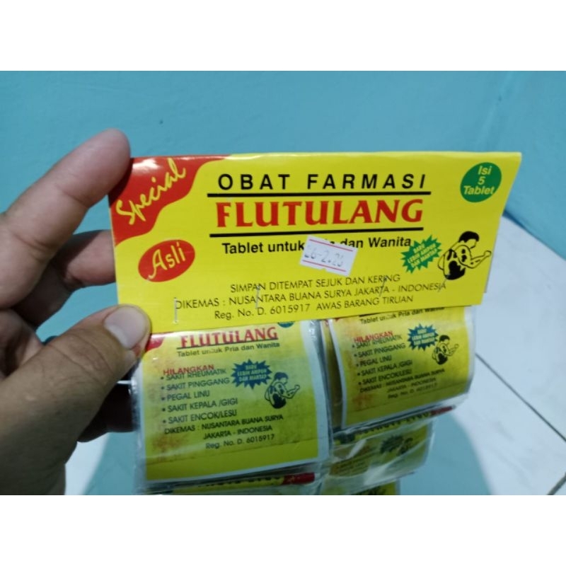 Jual Flu Tulang tablet 100% Original isi 50 sachet | Shopee Indonesia