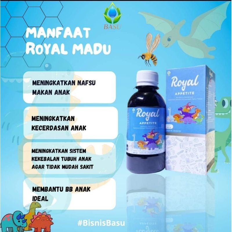 Jual ROYAL APPETITE BASU || MADU ANAK ORIGINAL 1000% | Shopee Indonesia