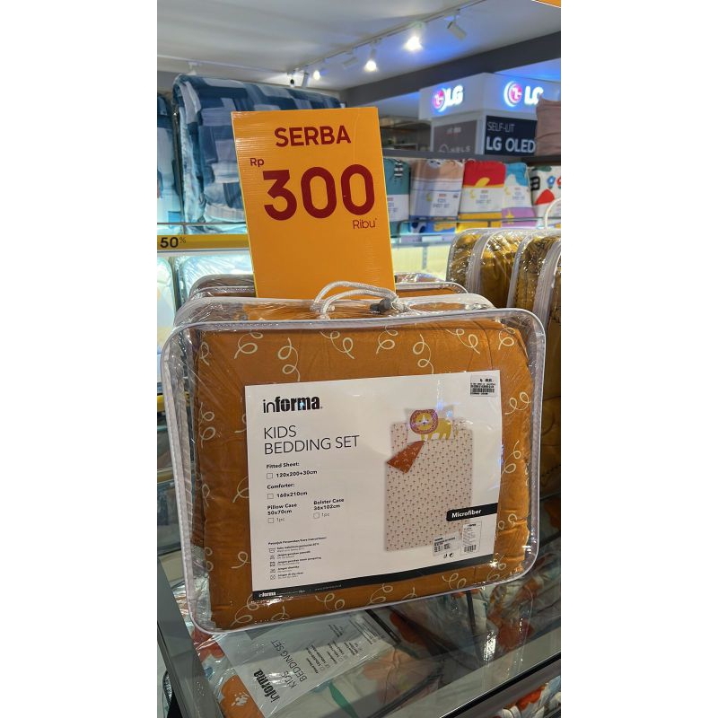 Jual BEDCOVER ANAK INFORMA/BEDCOVER SALE MURAH UK 120X200/BEDING SHET ...