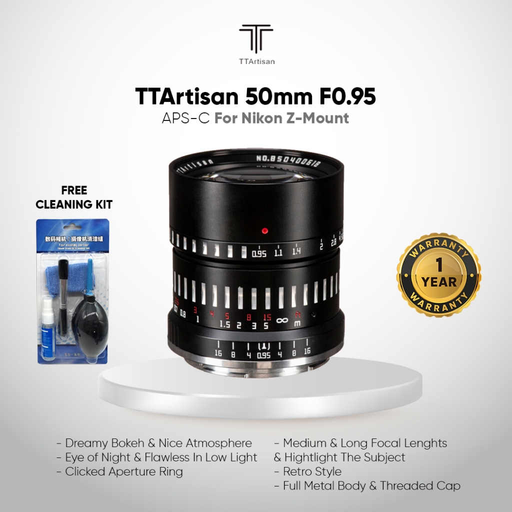 Jual Ttartisan 50mm F0 95 Lens For Aps C Camera Shopee Indonesia