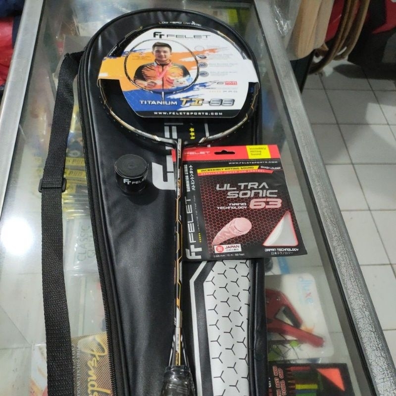 Jual RAKET BADMINTON FELET TITANIUM TI 88 TI88 ORIGINAL | Shopee Indonesia