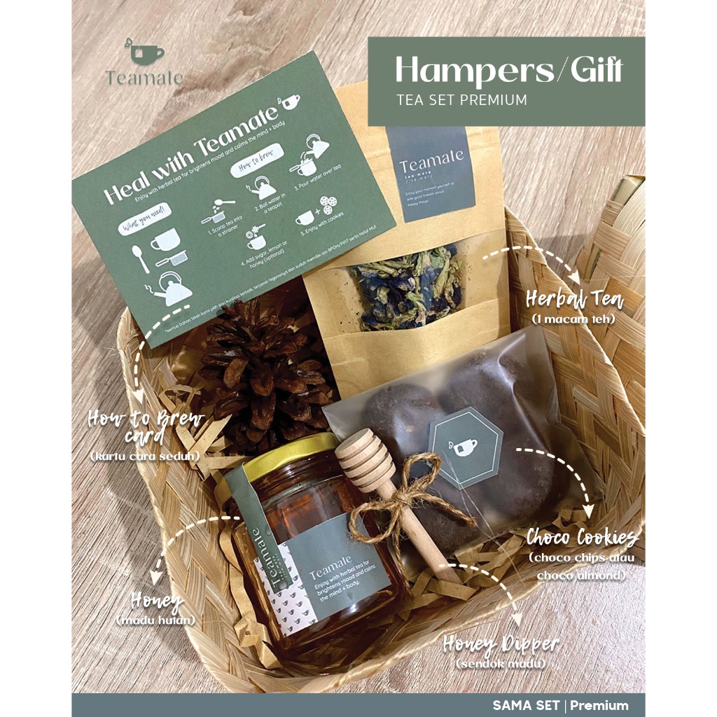 Jual Hampers BESEK Idul Fitri Gift Tea Set Parsel Hadiah Ulang Tahun ...