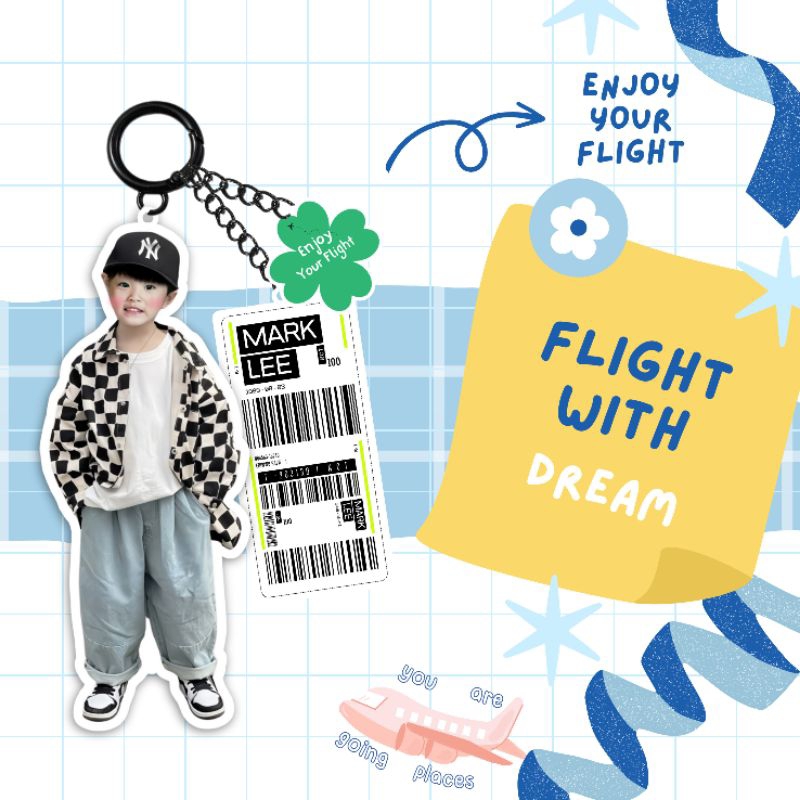Jual (PO) Keychain NCT DREAM : Flight With Baby Dream | Shopee Indonesia