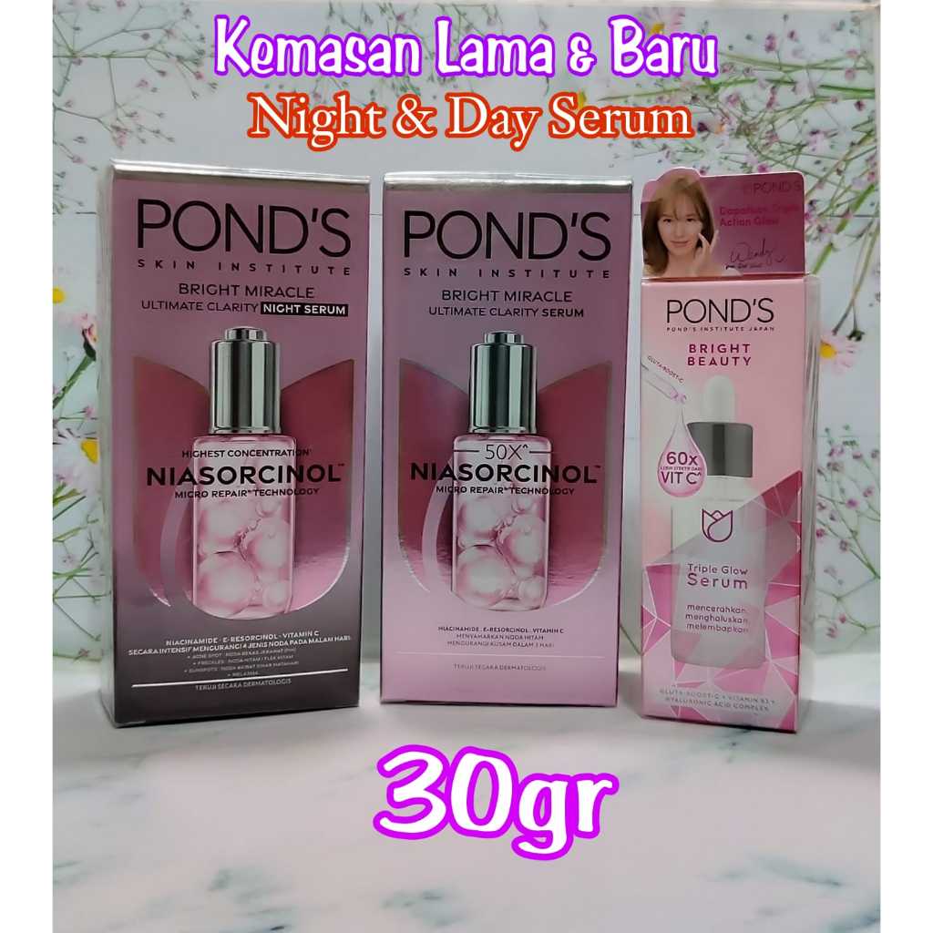 Jual Ponds Bright Beauty Triple Glow Serum 30 gr /Bright Miracle ...
