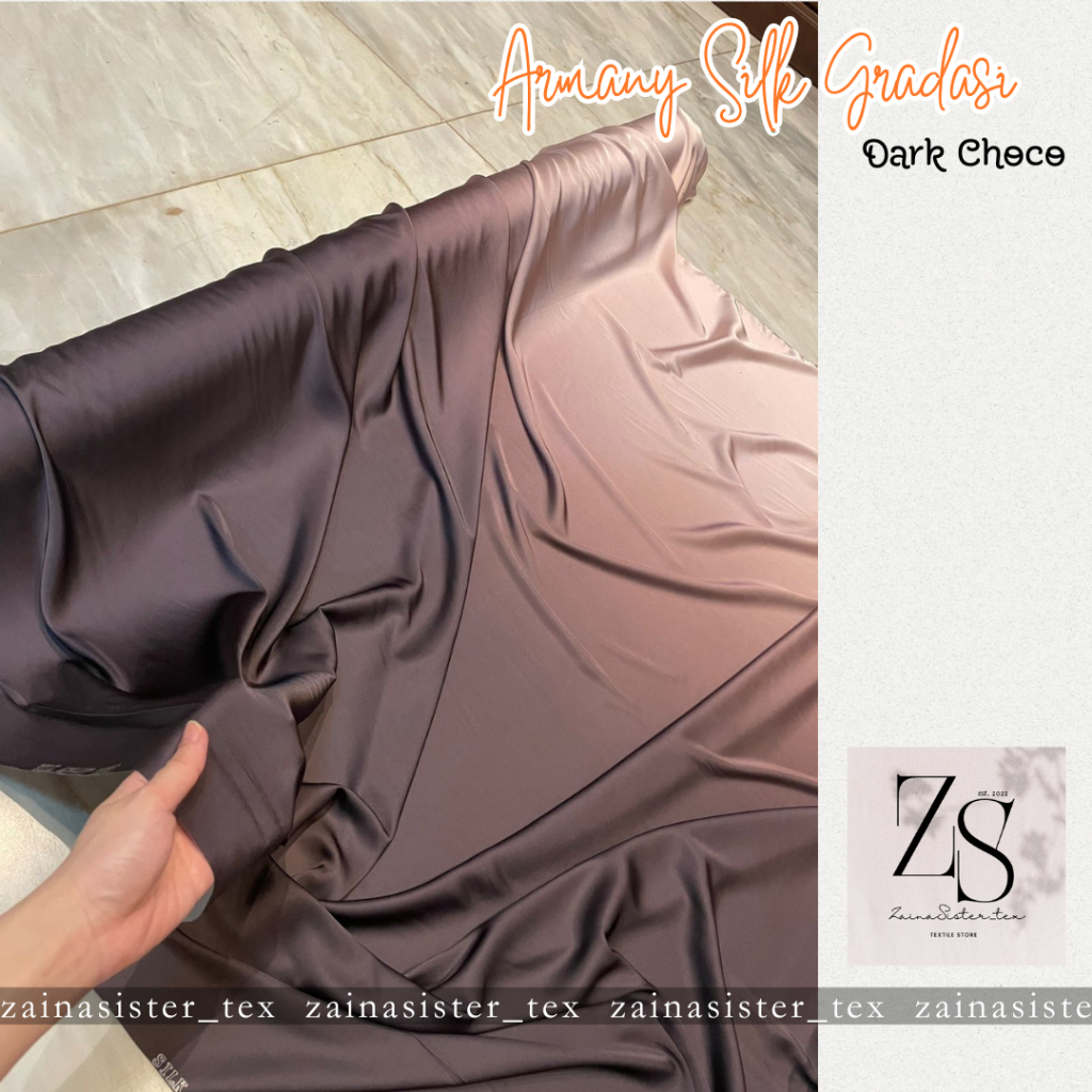 Jual 1/2 meter Bahan Kain Silk Gradasi Two Tone/Silky *RMN* Premium ...
