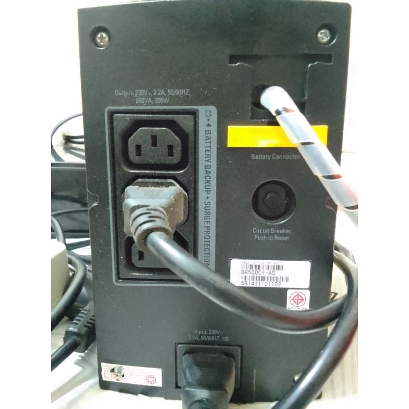 Jual UPS APC black RS custom battery 1000va 600watt second siap pakai ...
