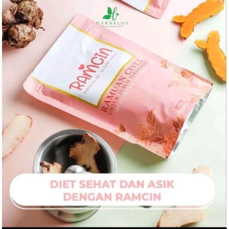 Jual RAMCIN HERBALOV Rampai Cinta Herbalov 100 gr | Shopee Indonesia