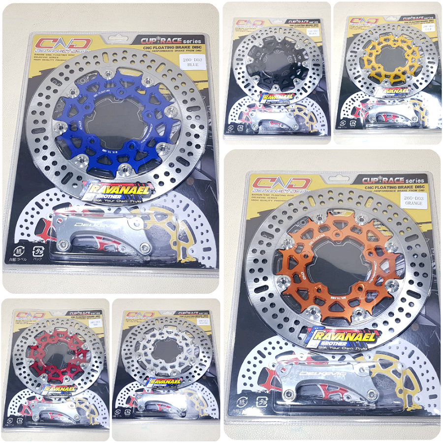 Jual Piringan Cakram Disc Brake Delkevic Floating Vario 150 New 260 mm ...