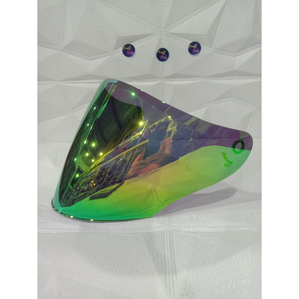 Jual kaca visor warna bening hitam silver biru merah helm ultron ...