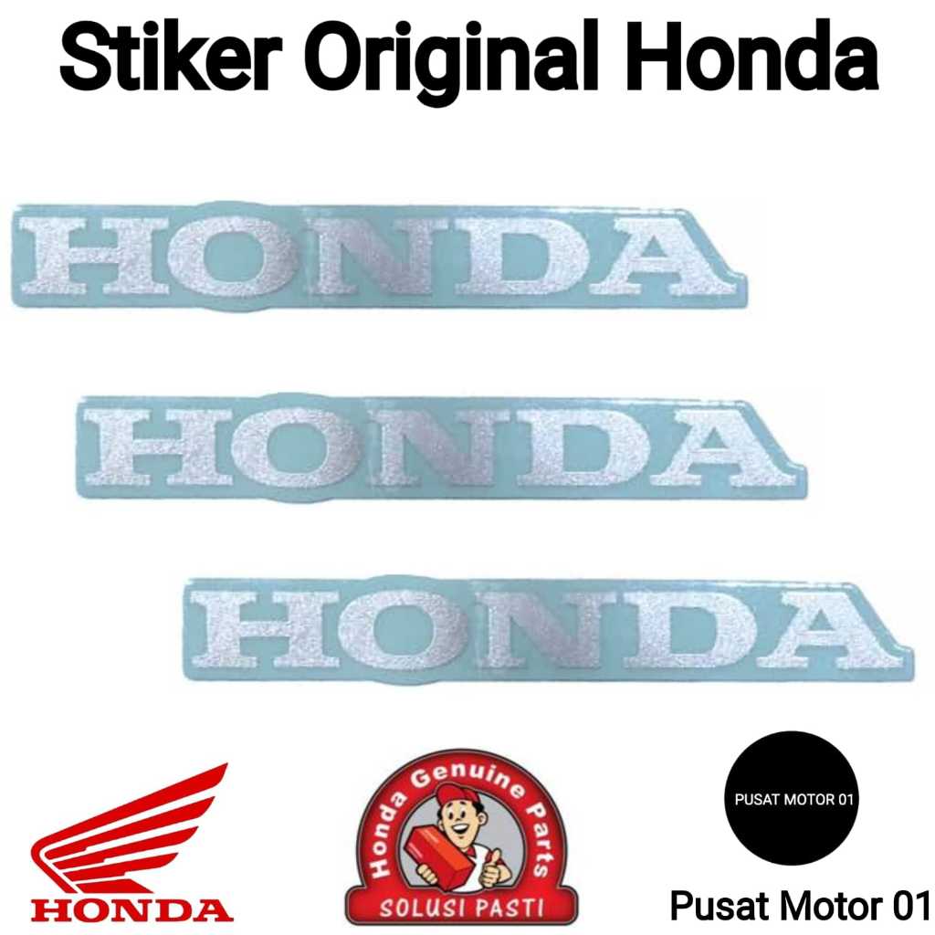 Jual Stiker Original Ahm Honda Sticker Body Motor Honda Logo Asli ...
