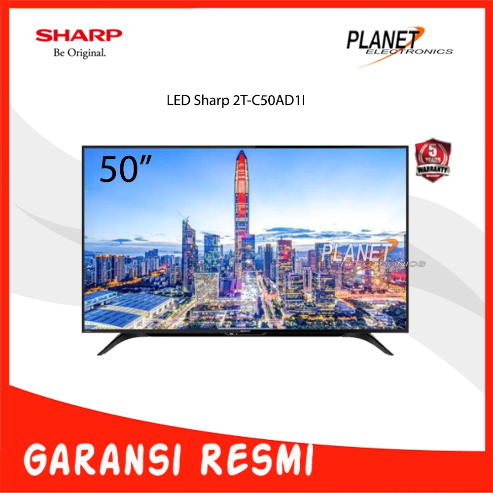 Jual LED TV Sharp 50 Inch 2T-C50AD1I Digital TV | Shopee Indonesia