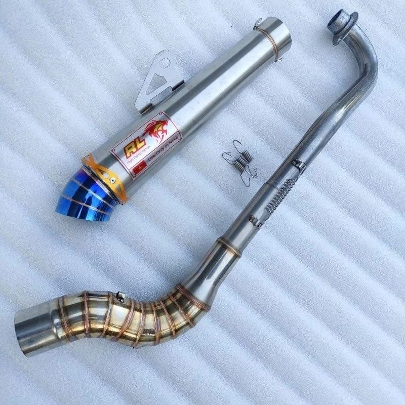 Jual Redleo Exhaust 32mm PNP EX5/WAVE 100/110/125/KRISS 110/SYM 110/SRL 115/DASH 110/DASH 125 ...