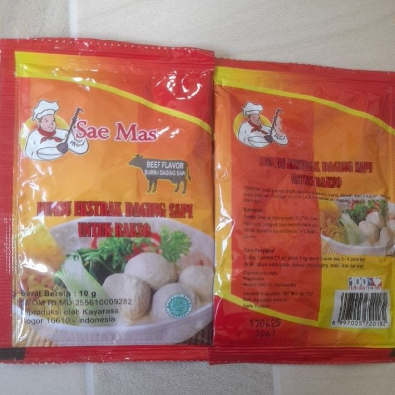 Jual Beef Powder sari daging penguat rasa sapi SAE MAS | Shopee Indonesia