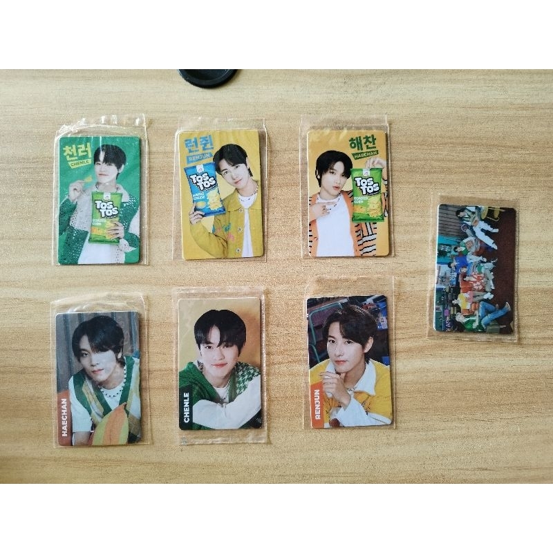 Jual [Photocard] NCT Dream x Tos Tos (Chenle, Renjun, Haechan, Grup) | Shopee Indonesia