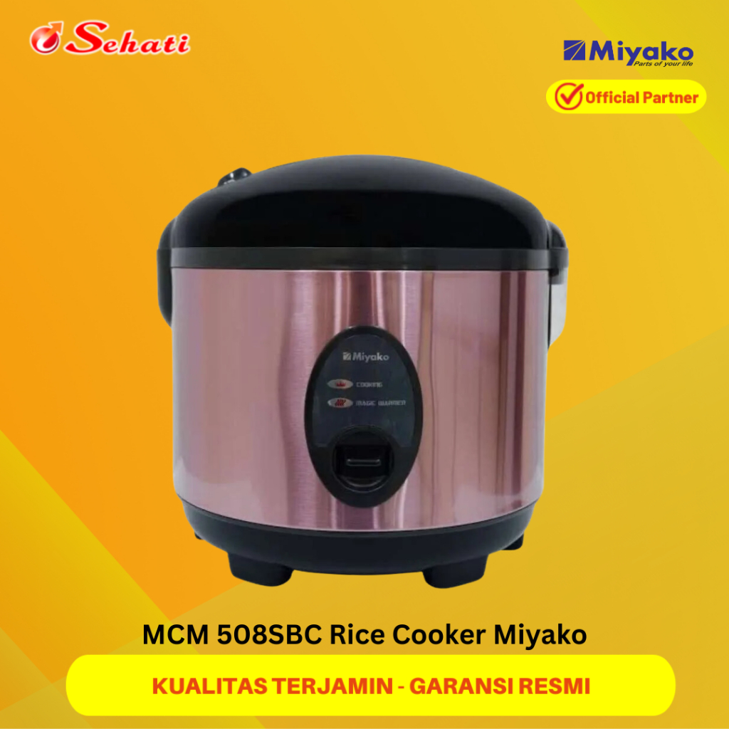 Jual MIYAKO MCM 508SBC Rice Cooker Miyako MAGIC JAR/RICE COOKER MIYAKO/MCM 508 SBC | Shopee ...