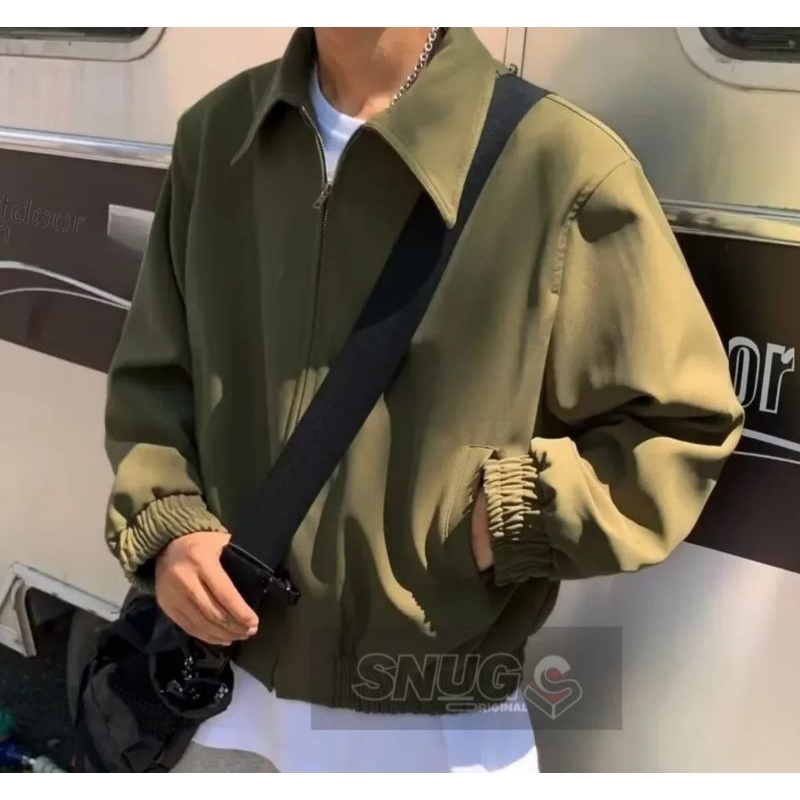 Jual WORK JACKET CROP BOXY ORIGINAL SNUG | Shopee Indonesia