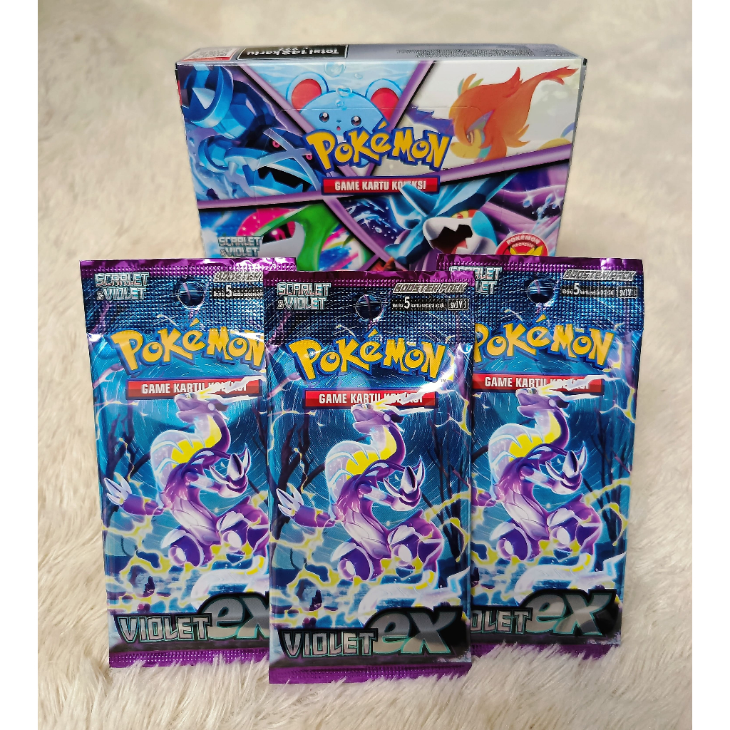 Jual booster pack violet ex pokemon tcg indonesia | Shopee Indonesia