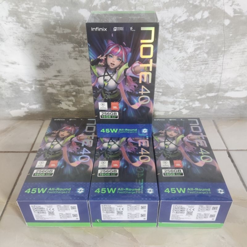 Jual Infinix Note 40 NFC 8/256 GB No Repack Garansi Resmi | Shopee ...