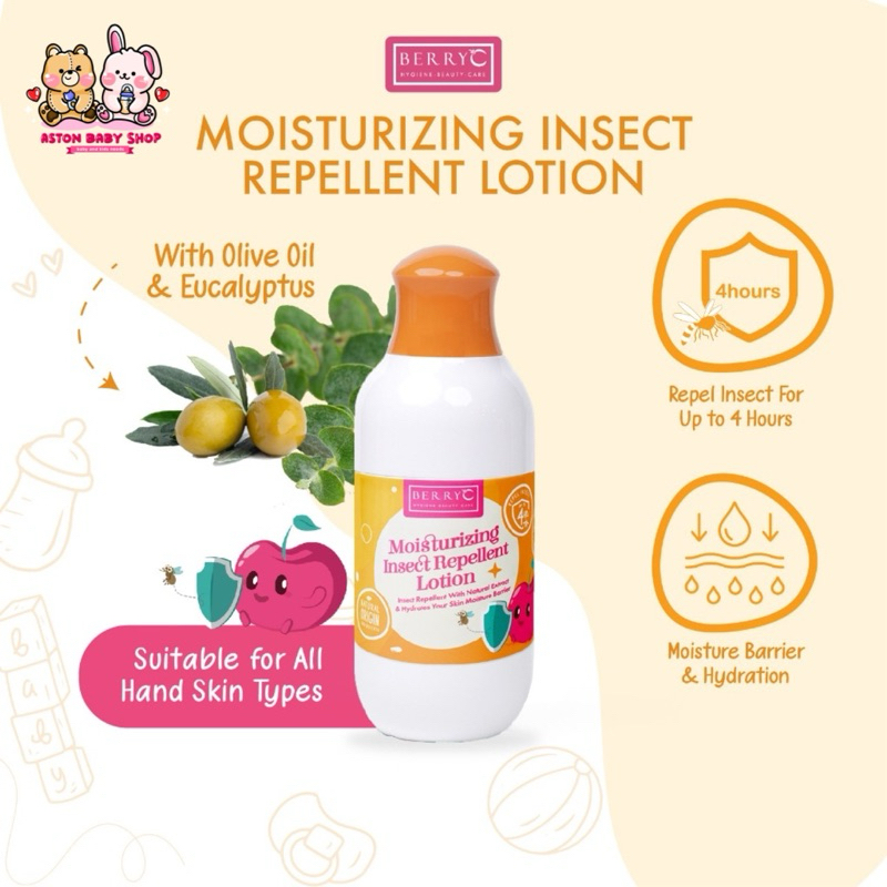 Jual BerryC Berry C Moisturizing Insect Repellent Lotion 110gr / Lotion ...