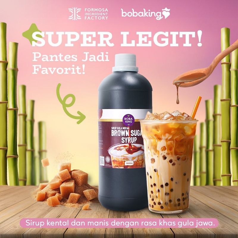 Jual Brown Sugar Boba King 1L | Shopee Indonesia
