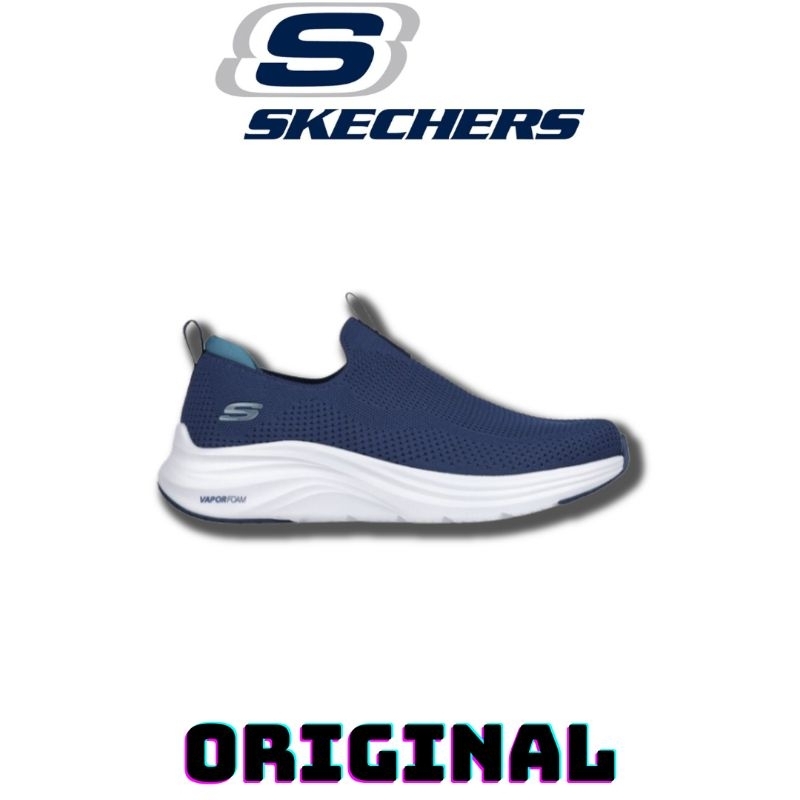 Jual Sepatu Skechers Vapor Foam Convert Navy Blue Men's ( 232629/NVBL ...