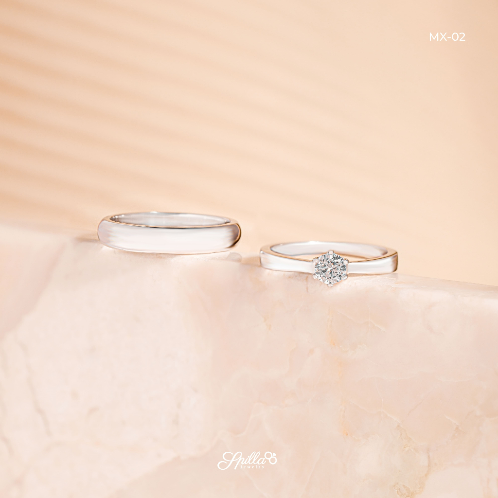 Jual Cincin Kawin Cincin Couple Cincin Perak MX-02 Sterling Silver ...