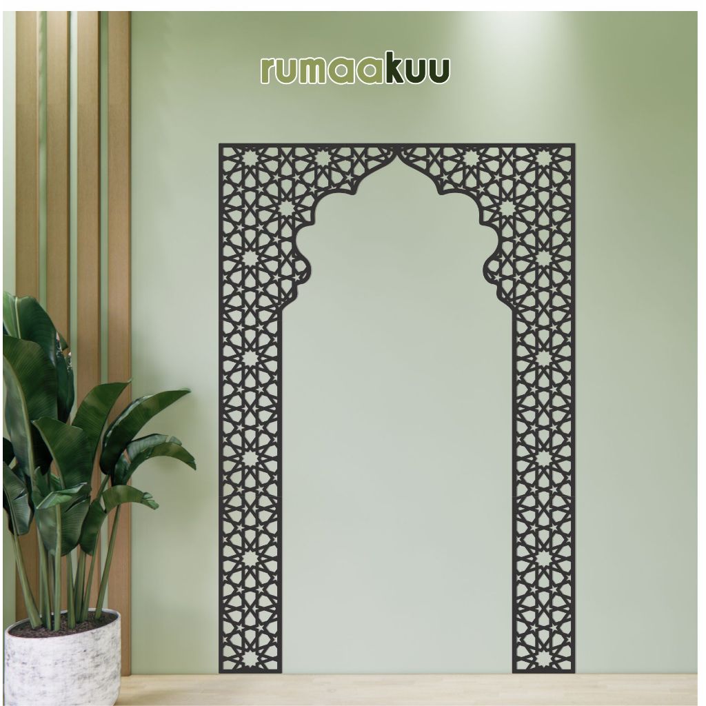 Jual Rumaakuu Hiasan Dinding "Mihrab Mushola" Dekorasi Minimalis Bahan ...