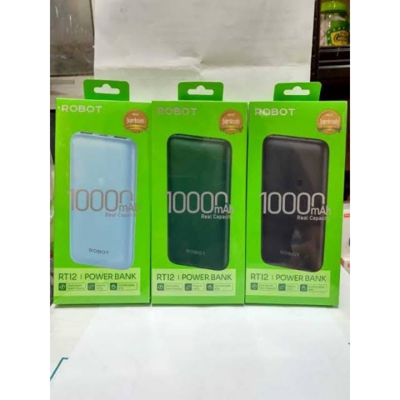 Jual powerbank robot 10000mah RT-12 original dual input/output port ...