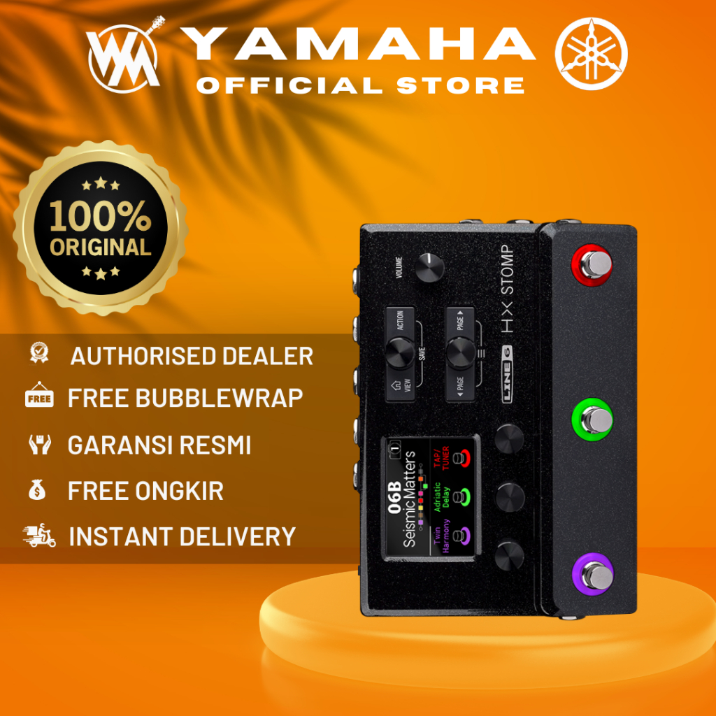 Jual Yamaha LINE 6 HX Stomp Box / Yamaha LINE 6 / Yamaha HX Stomp Box ...