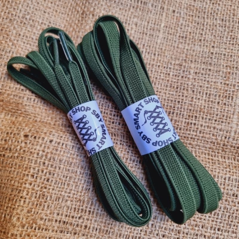 Jual TALI SAJA Tali Sepatu Elastis Lebar 6mm dan 8mm Elastic Shoelace ...