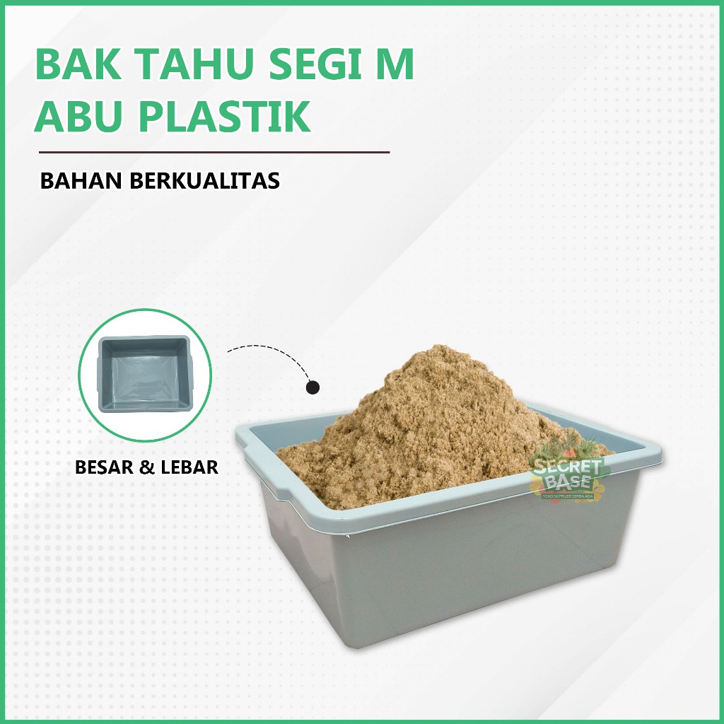 Jual BAK TAHU - Baskom / Ember Plastik / Bak Pasir Kucing / Hidroponik ...