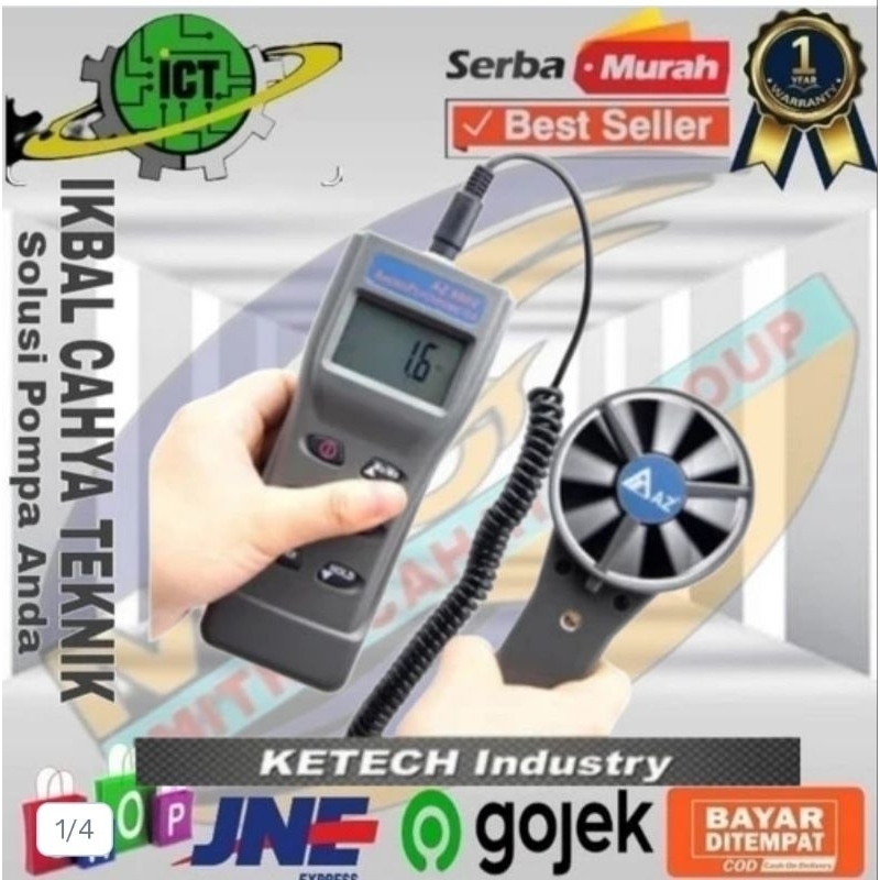 Jual AZ-8902 Anemometer Air Temperature Tester Flow Meter Wind Speed ... Jual AZ-8902 Anemometer Air Temperature Tester Flow Meter Wind Speed ...
