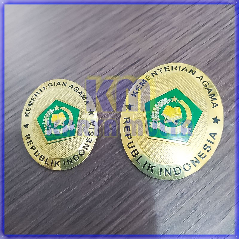 Jual Pin Lencana Logo Kemenag Magnet Pin Logo Kementerian Agama Bros ...