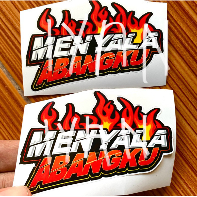Jual Stiker Cutting Menyala Abangku | Shopee Indonesia