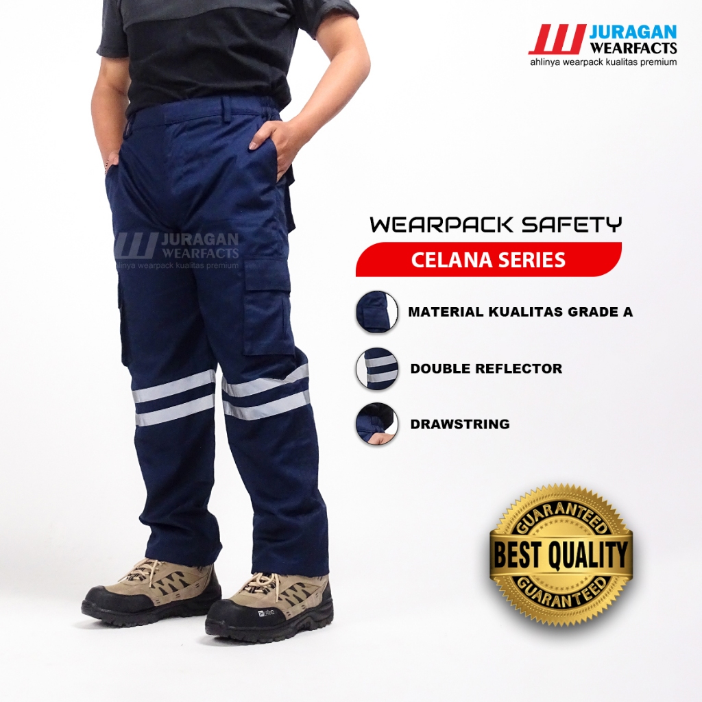 Jual Juragan Wearfacts - Celana Wearpack Safety Warna Biru Navy ...