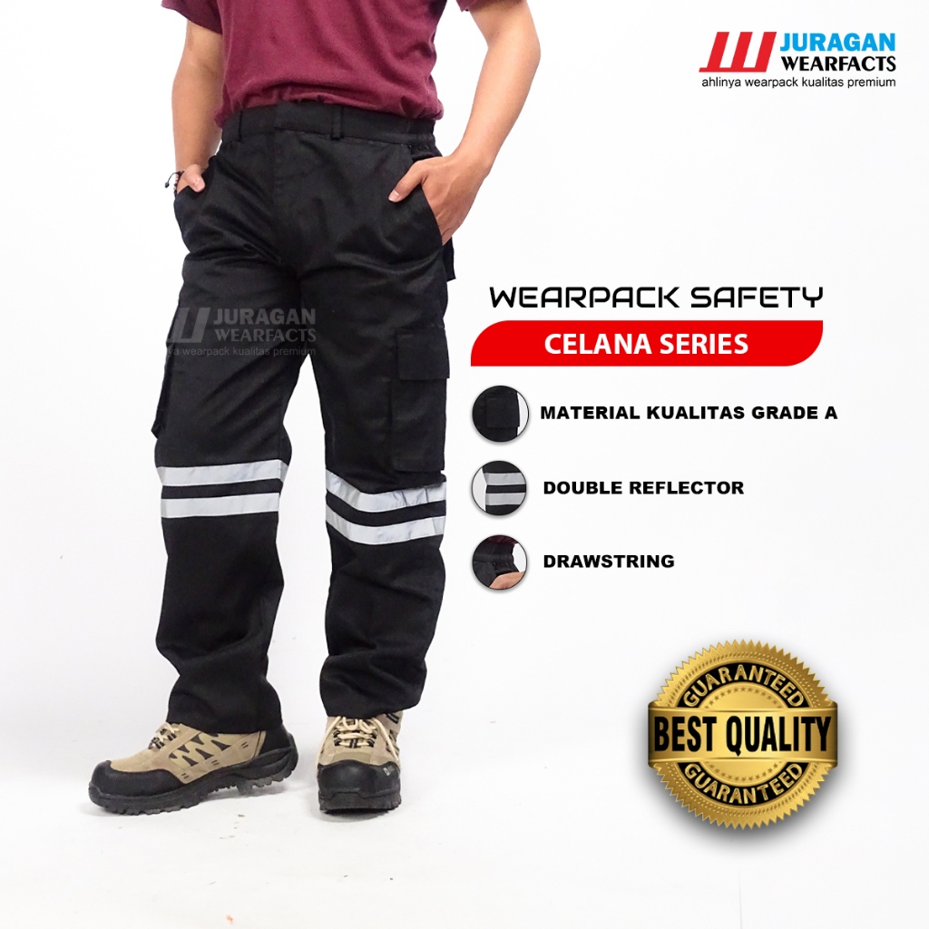 Jual Juragan Wearfacts - Celana Wearpack Safety Warna Hitam | Shopee ...