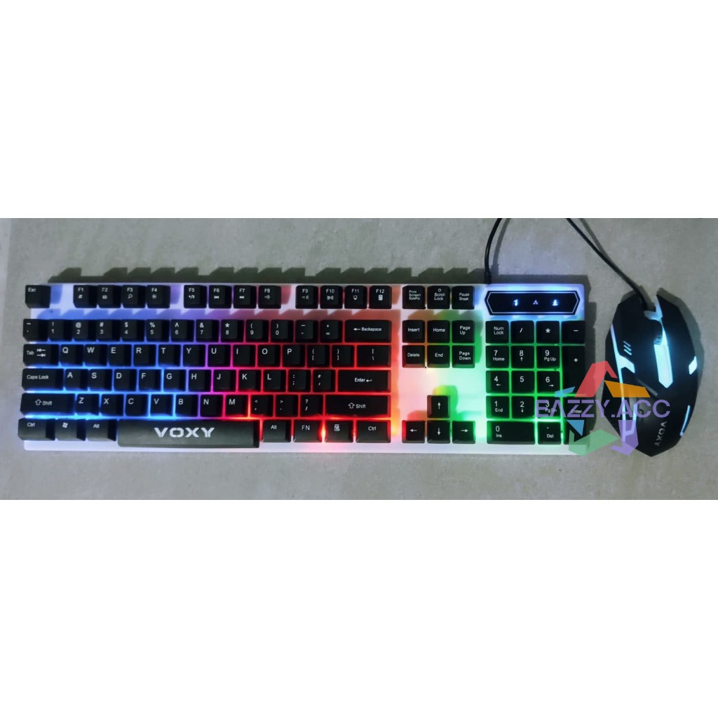 Jual Keyboard Mouse Gaming VOXY ASTRO K358 | G200 | KM800 LED RGB | Shopee Indonesia