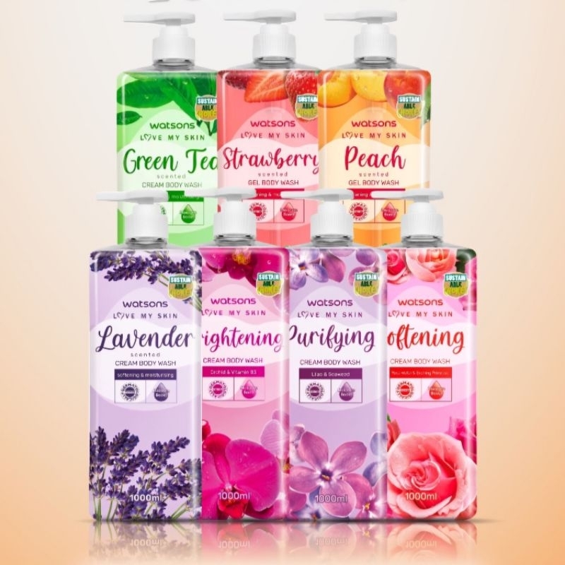 Jual Watsons body wash 1000 ml | Shopee Indonesia