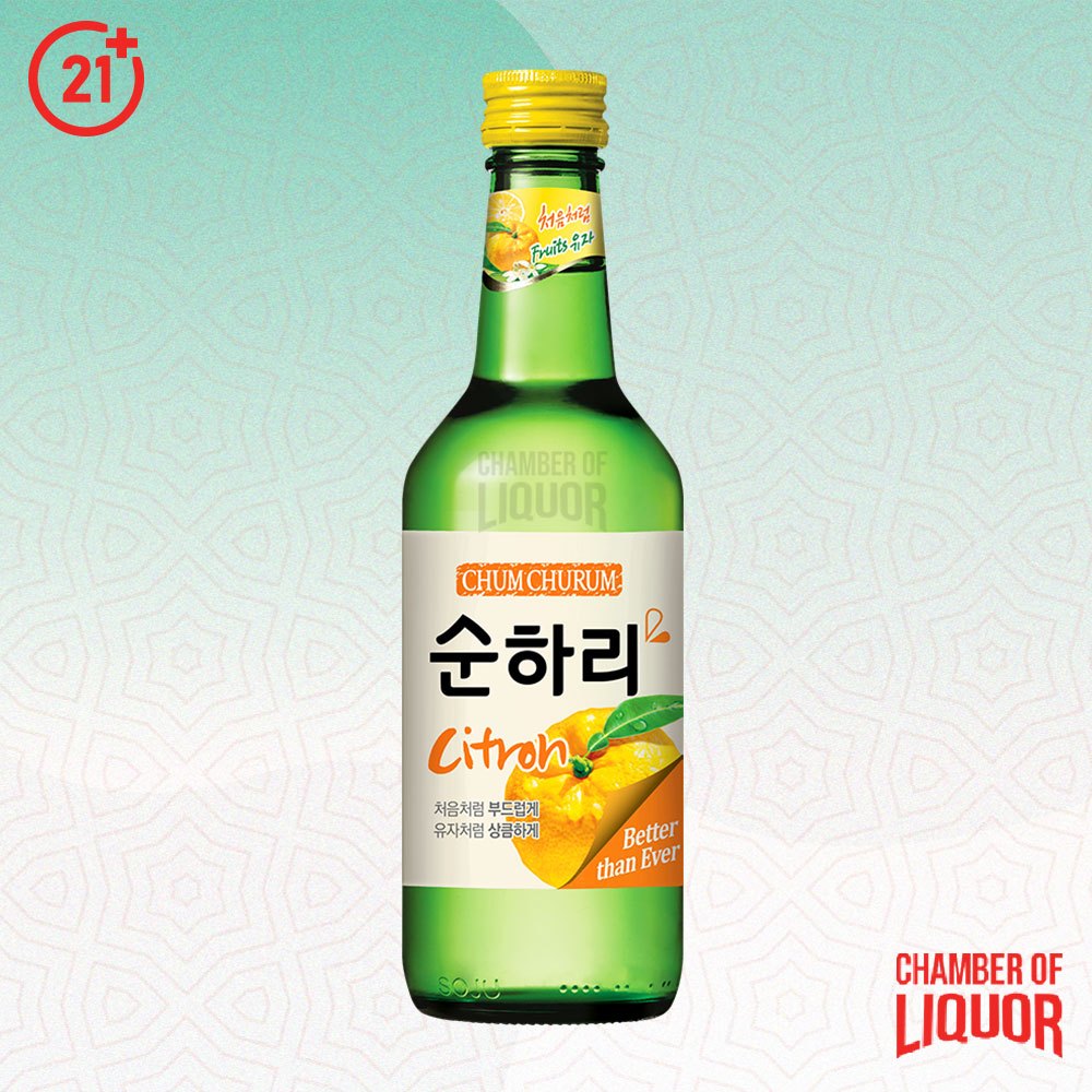 Jual Lotte CHUM CHURUM Chumchurum Citron Korea Soju 360ml | Shopee ...