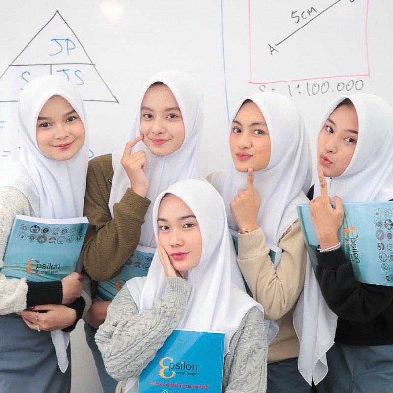 Jual SEGI EMPAT VOAL PARIS PUTIH HITAM SEKOLAH BACK TO SCHOOL SATUAN ...