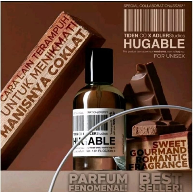 Jual PARFUM HUGABLE PAKBOY AROMA TAHAN LAMA SPECIAL COLABORATION DI ...