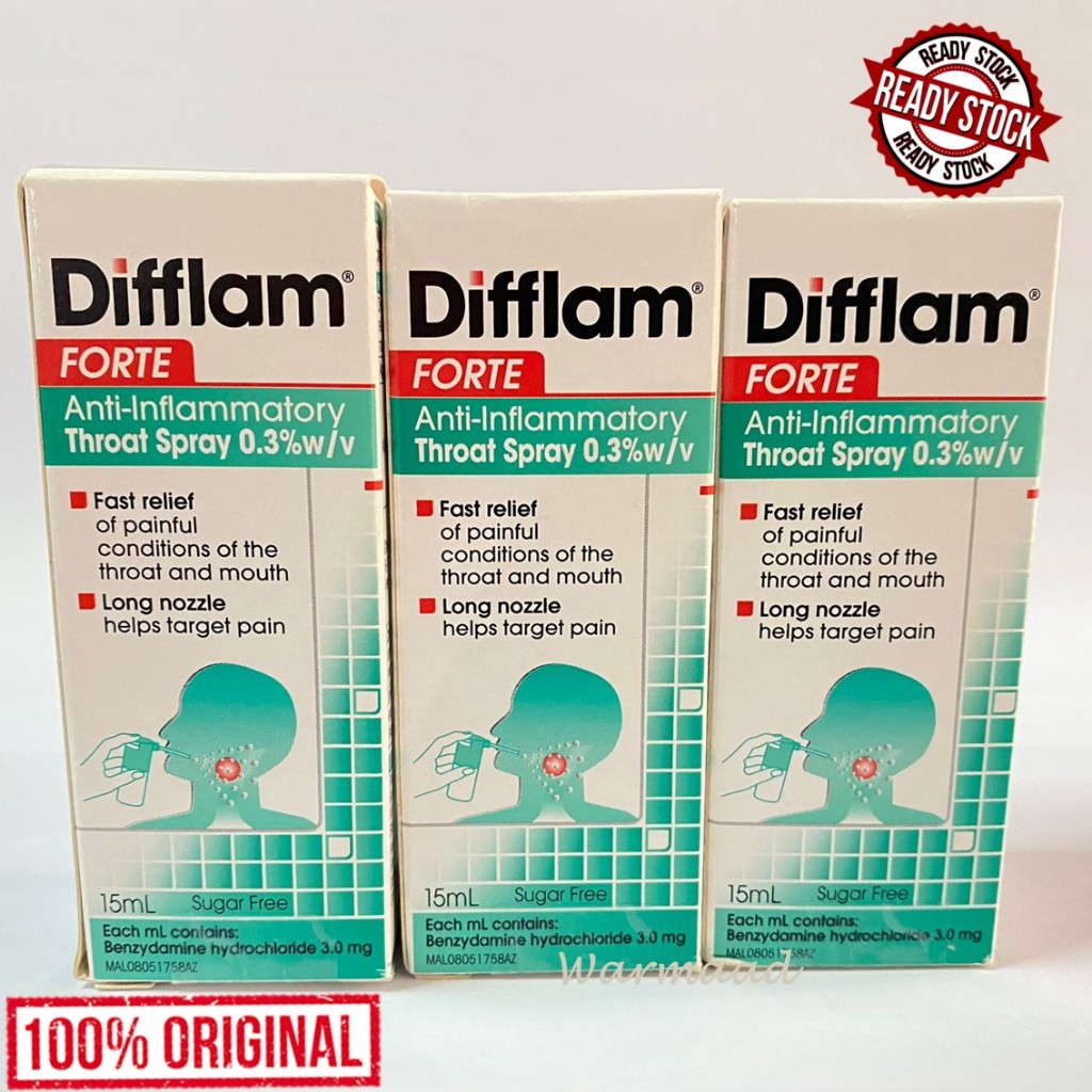 Jual Difflam forte throat spray Difflam forte 15ml | Shopee Indonesia