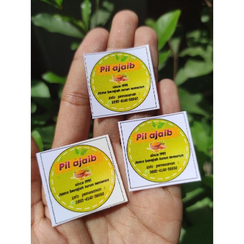 Jual STIKER JAMU/ ISI 105PCS + DESAIN | Shopee Indonesia