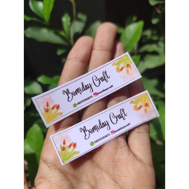 Jual STIKER BUKET/PARFUM Dll bisa request isi 120lembar + Desain ...