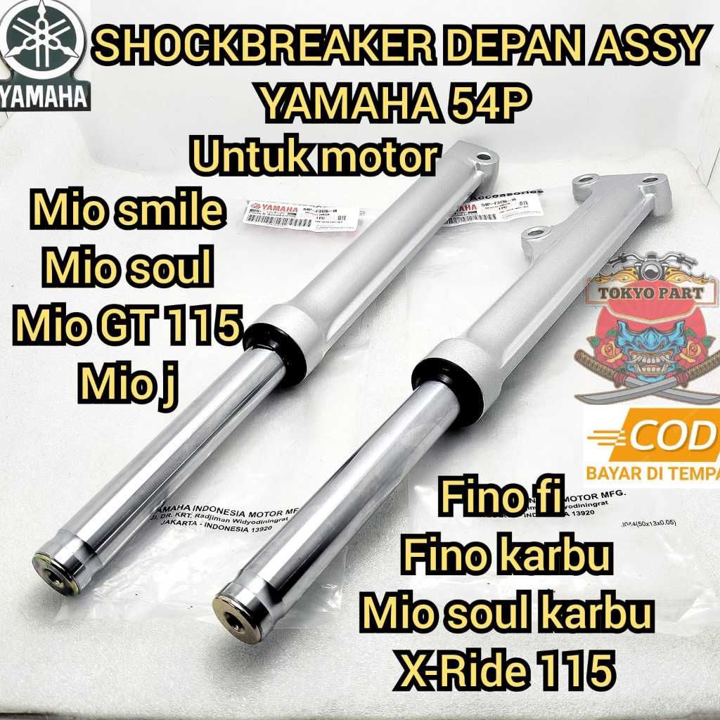 Jual AS SHOCK DEPAN PLUS TABUNG SHOCKBREAKER DEPAN ASSY YAMAHA 54P ...